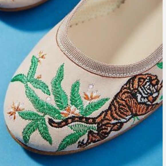 Anthropologie | Shoes | Anthro Italian Tiger Flats | Poshmark